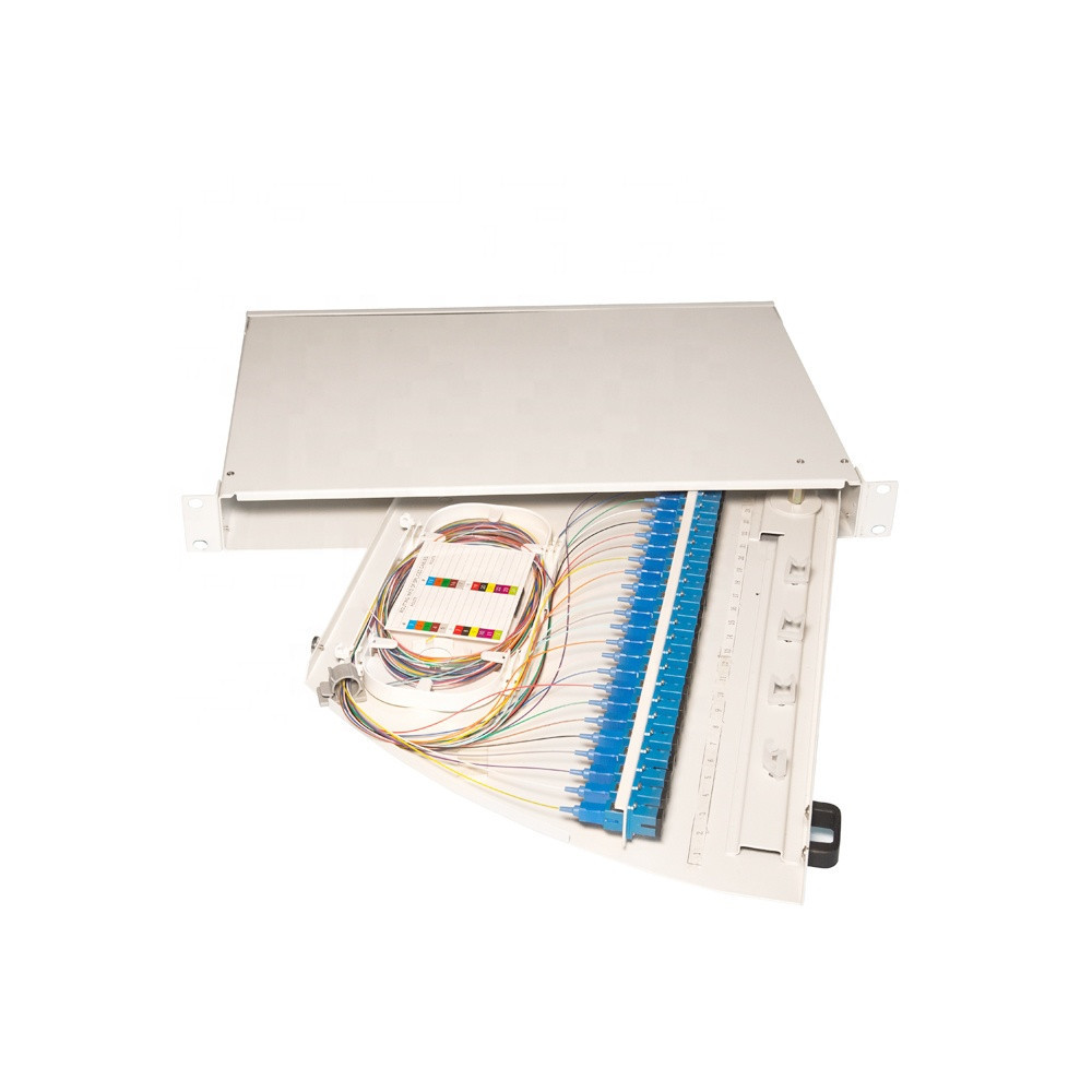 750N SC 19" 광섬유 패치 패널 24 포트 YD/T925 랙 마운트 패치 패널